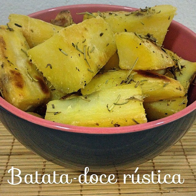 Além das dietas: Batata-doce rústica