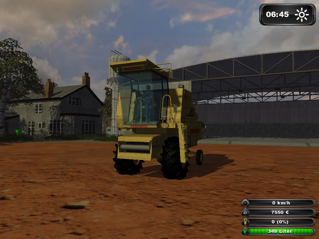 Farming Simulator Sul: New holland clayson 8040 arrozeira
