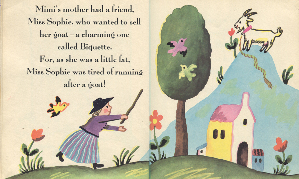 Biquette the White Goat by Francoise (1953) | Sweet Juniper's Vintage ...