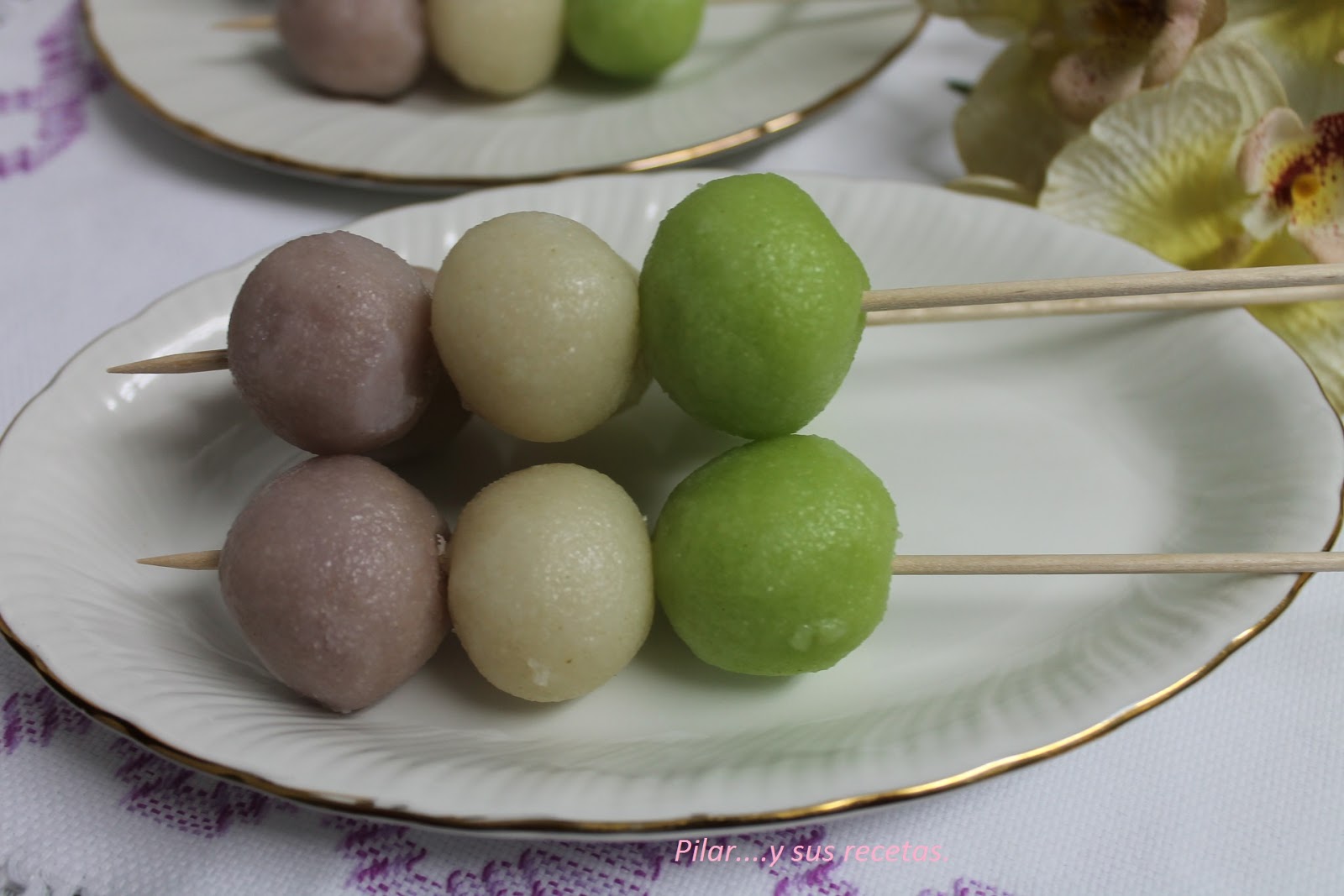 Pilar.....y sus recetas: Dango Postre Japones
