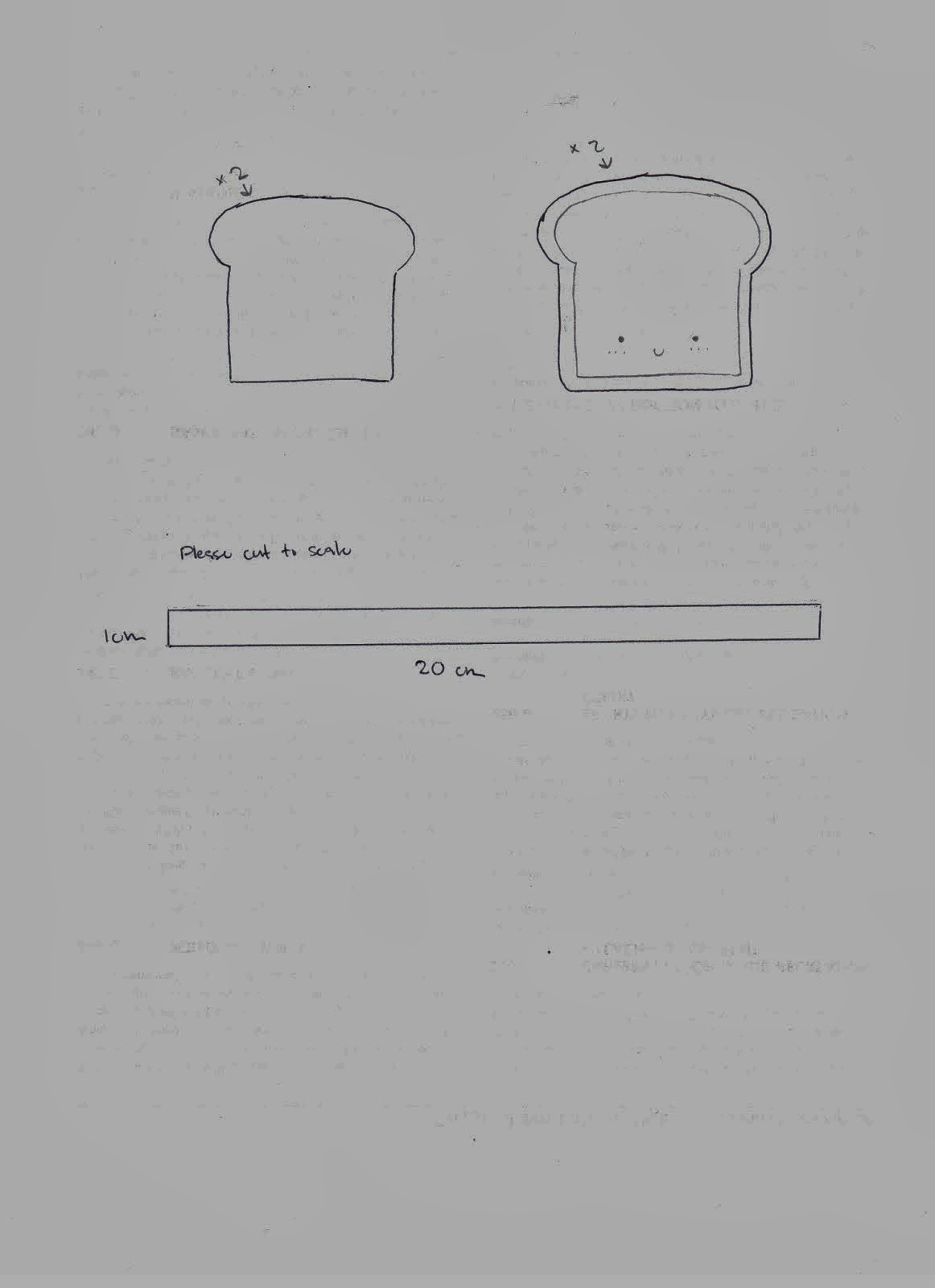 StuffedWithLuv13: How to Make a Kawaii Toast Plushie