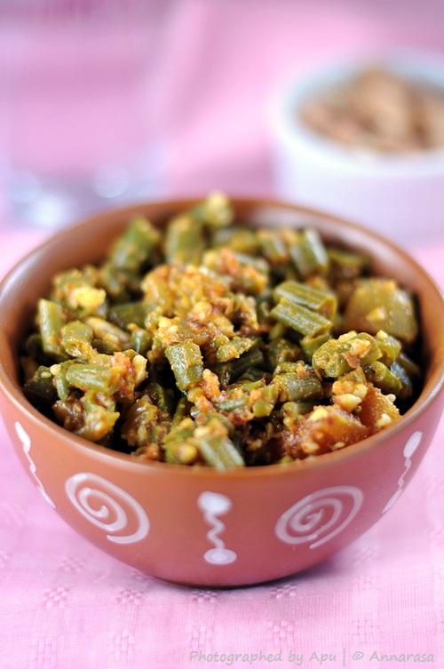 Annarasa ~ Essence of Food: Beans Moongphali ki Bhaji | Green Beans ...