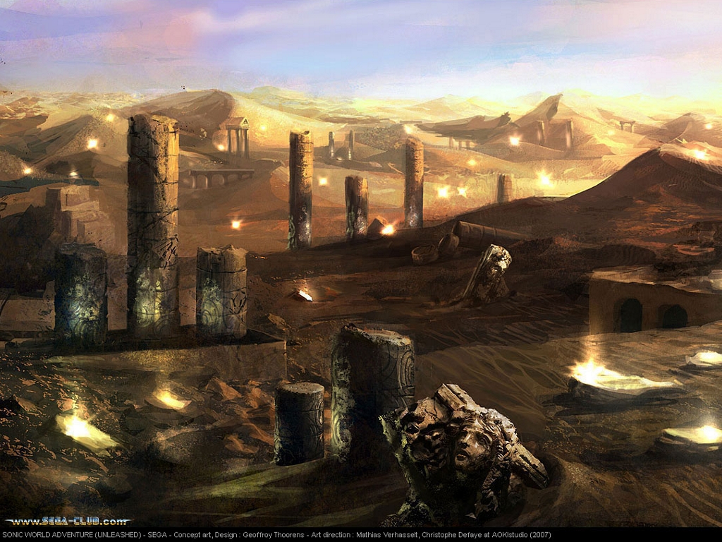 Sonic Level Concept Art