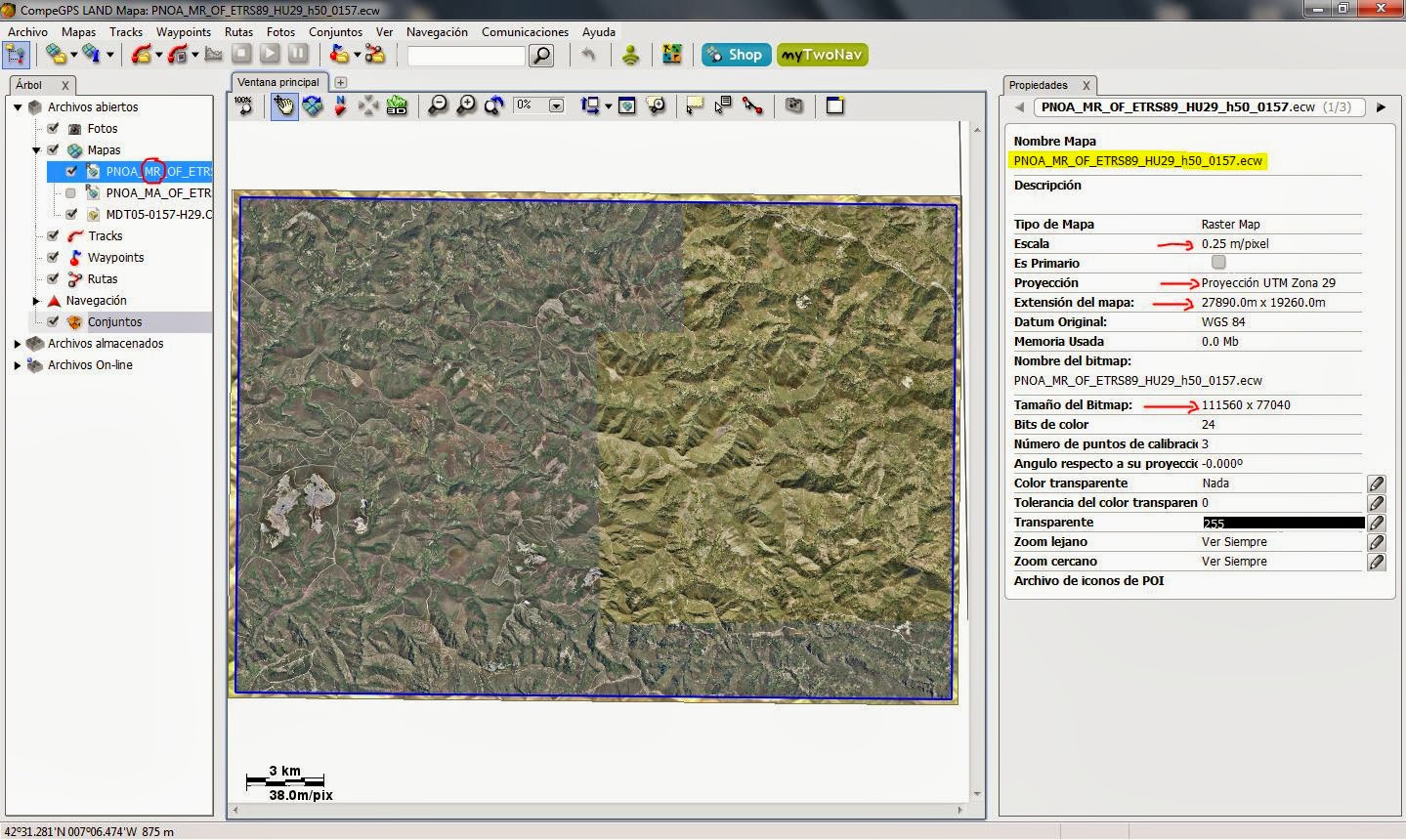 Cartografía Digital: Ortofotos.
