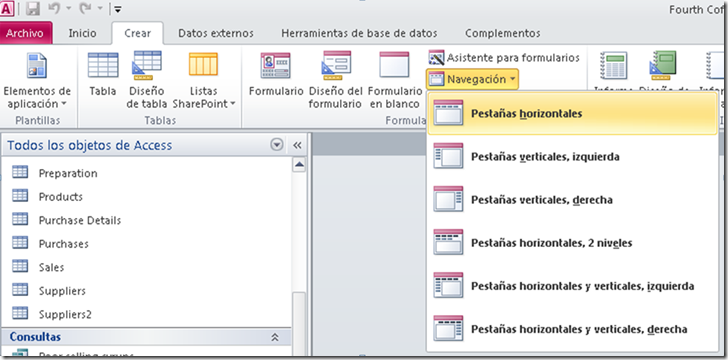 INFORMATICA ACCESS: INTERFAZ DE ACCESS