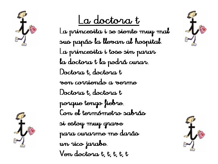 LOS PEQUES DEL COLE: La doctora t