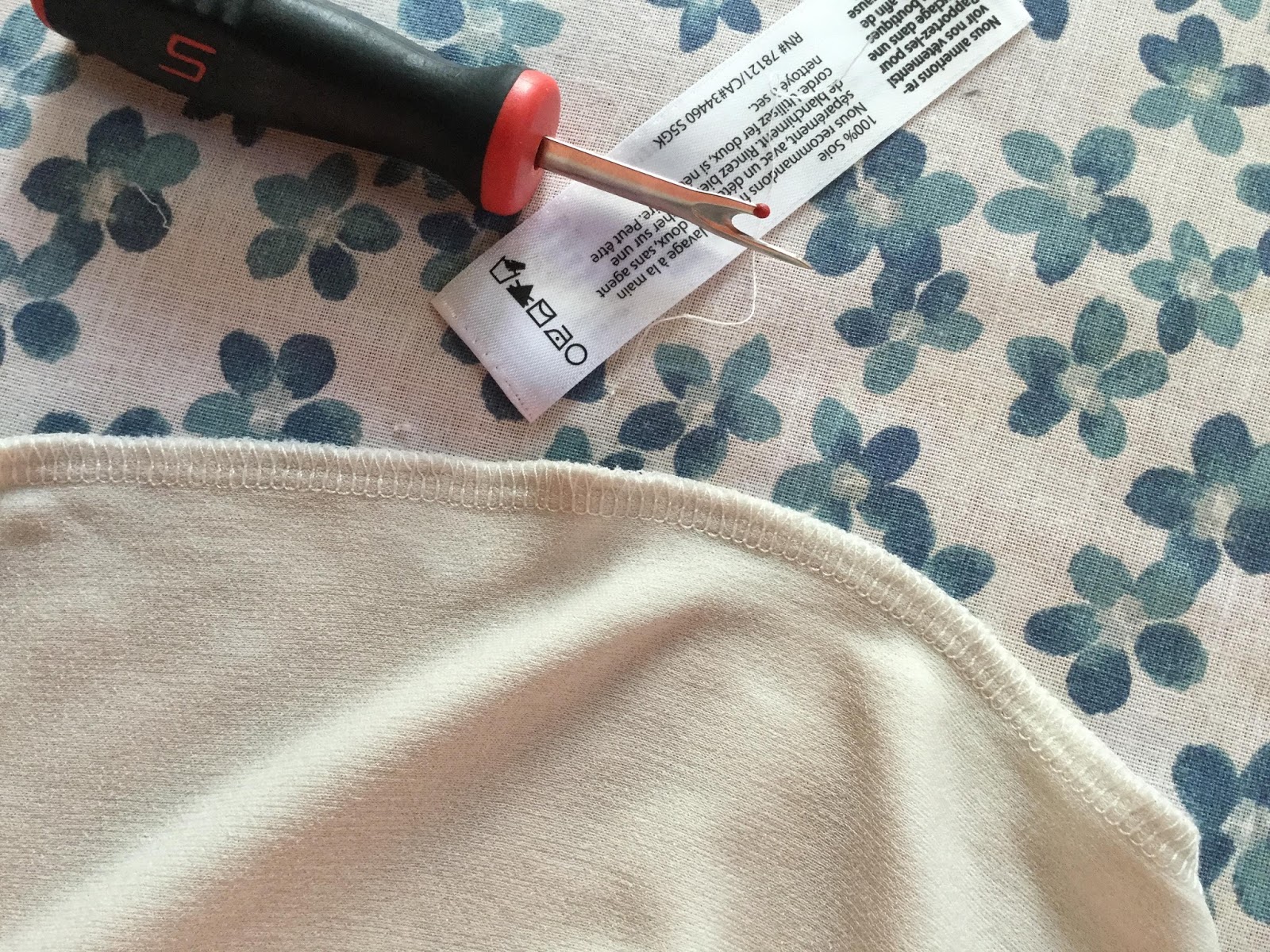 Handmade on Broadway: Quick hit: Remove Annoying Garment Tags and Tacks!