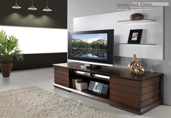 Uma Vida Perfeita: Modelos de racks para deixar sua sala super moderna