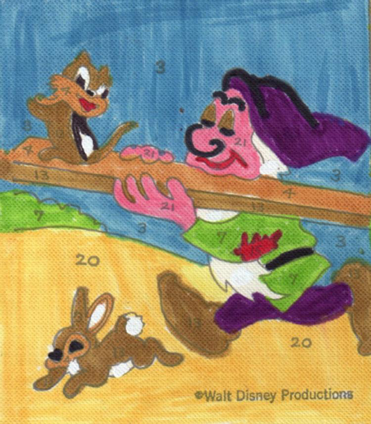 Filmic Light - Snow White Archive: Hasbro 'Snow White' Paint-By-Number Kits