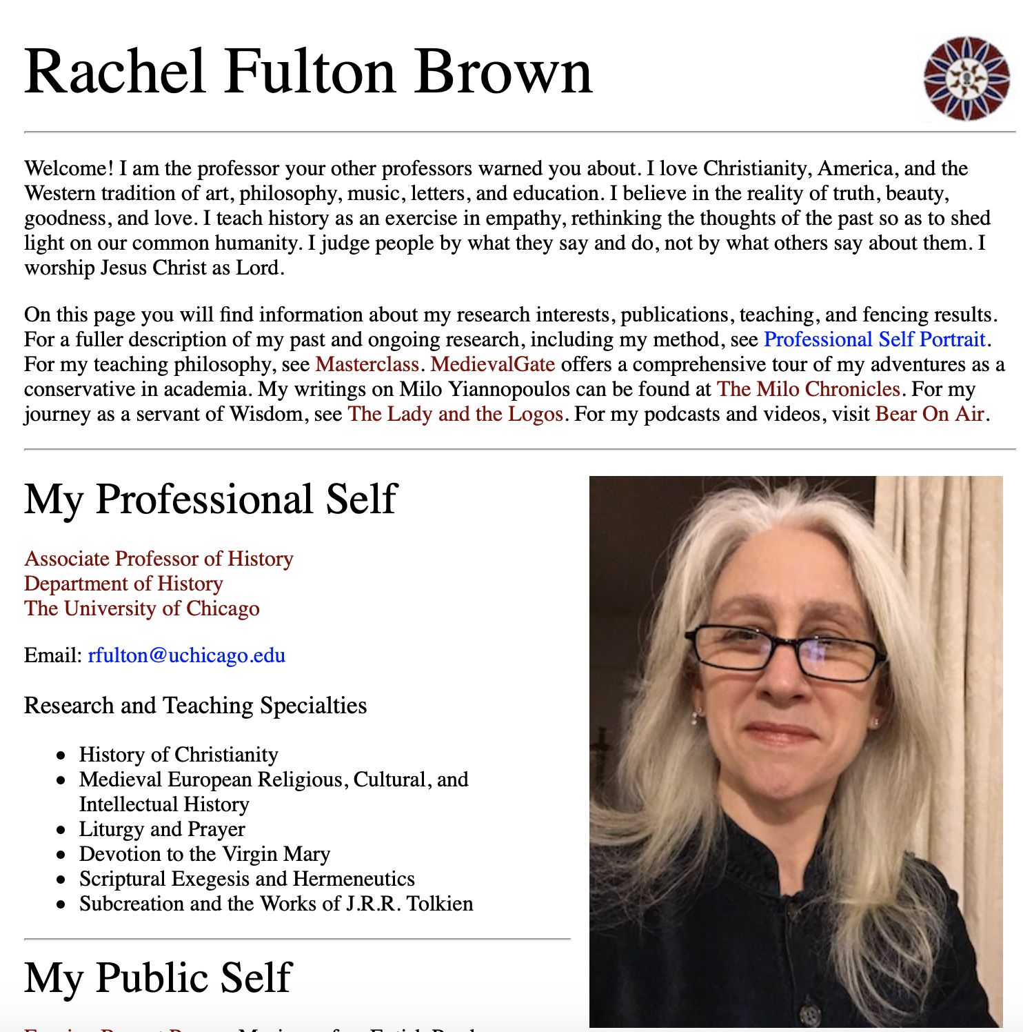 Rachel Fulton Brown 101