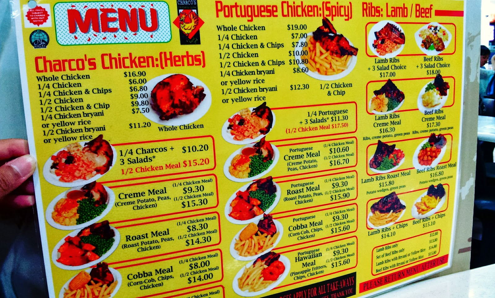 Halal food for all of us :): Charco's charco's charco's!