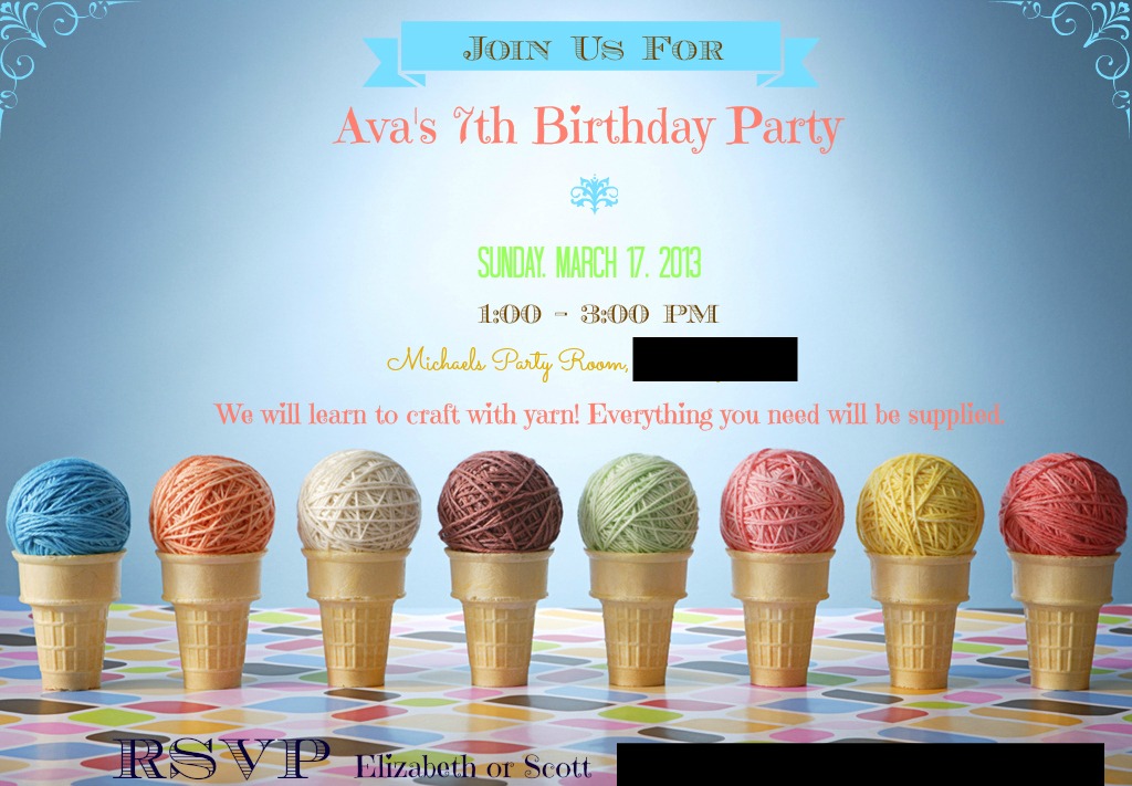 Crochet Birthday Party