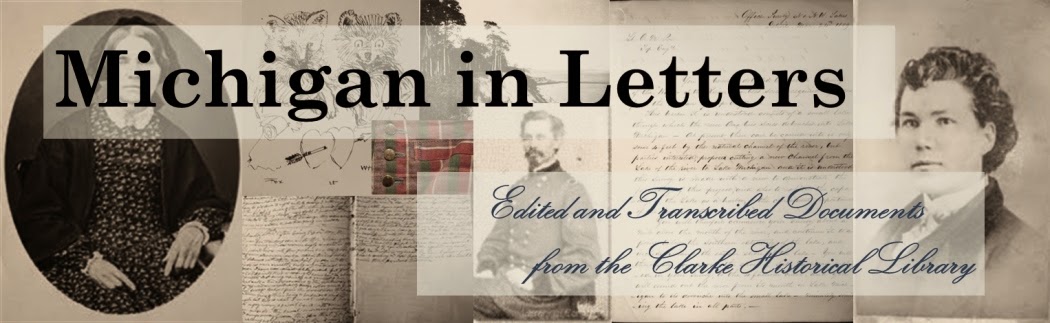 Michigan in Letters: Michigan Superintendency—Indian Agents Face Budget ...