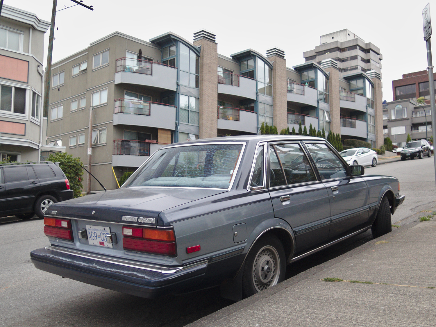 Old Parked Cars Vancouver: 1982 Toyota Cressida