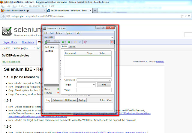 Selenium-By-Arun: 12. Install Selenium IDE