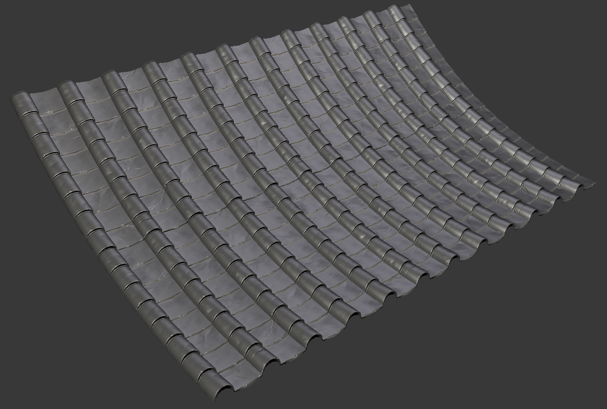 Alan Mitchell's Art: Chinese Roof