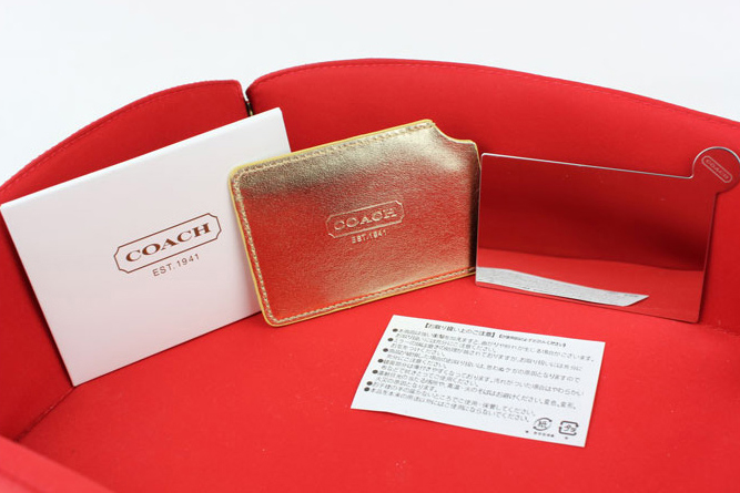 Coach Stainless Steel Pocket Mirror Set | Japanese Labels
