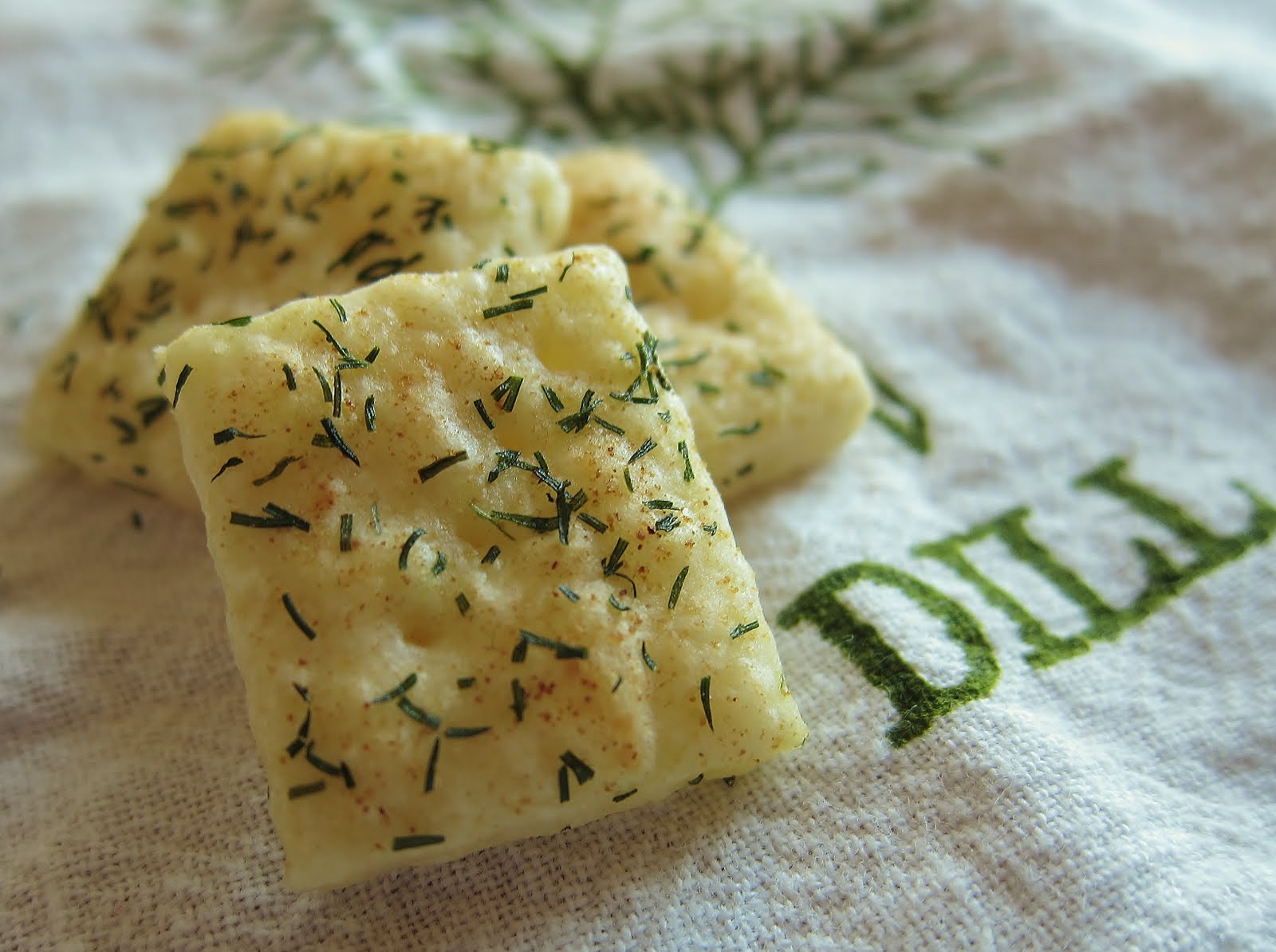 Arctic Garden Studio: White Cheddar and Dill Crackers