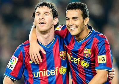 WE LOVE FC BARCA: Pedro et Messi, stars de la soirée internationale