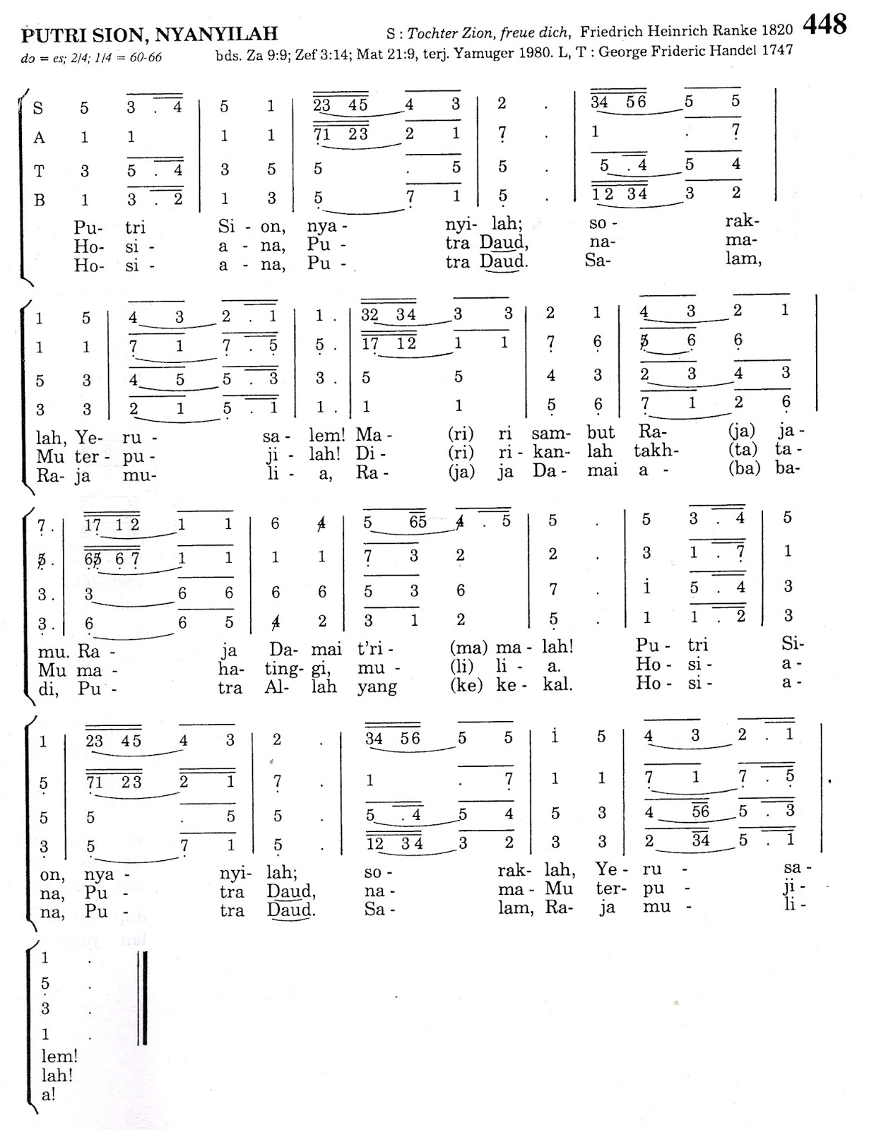 St Caecilia Choir Mkw: Putri Sion, Nyanyilah