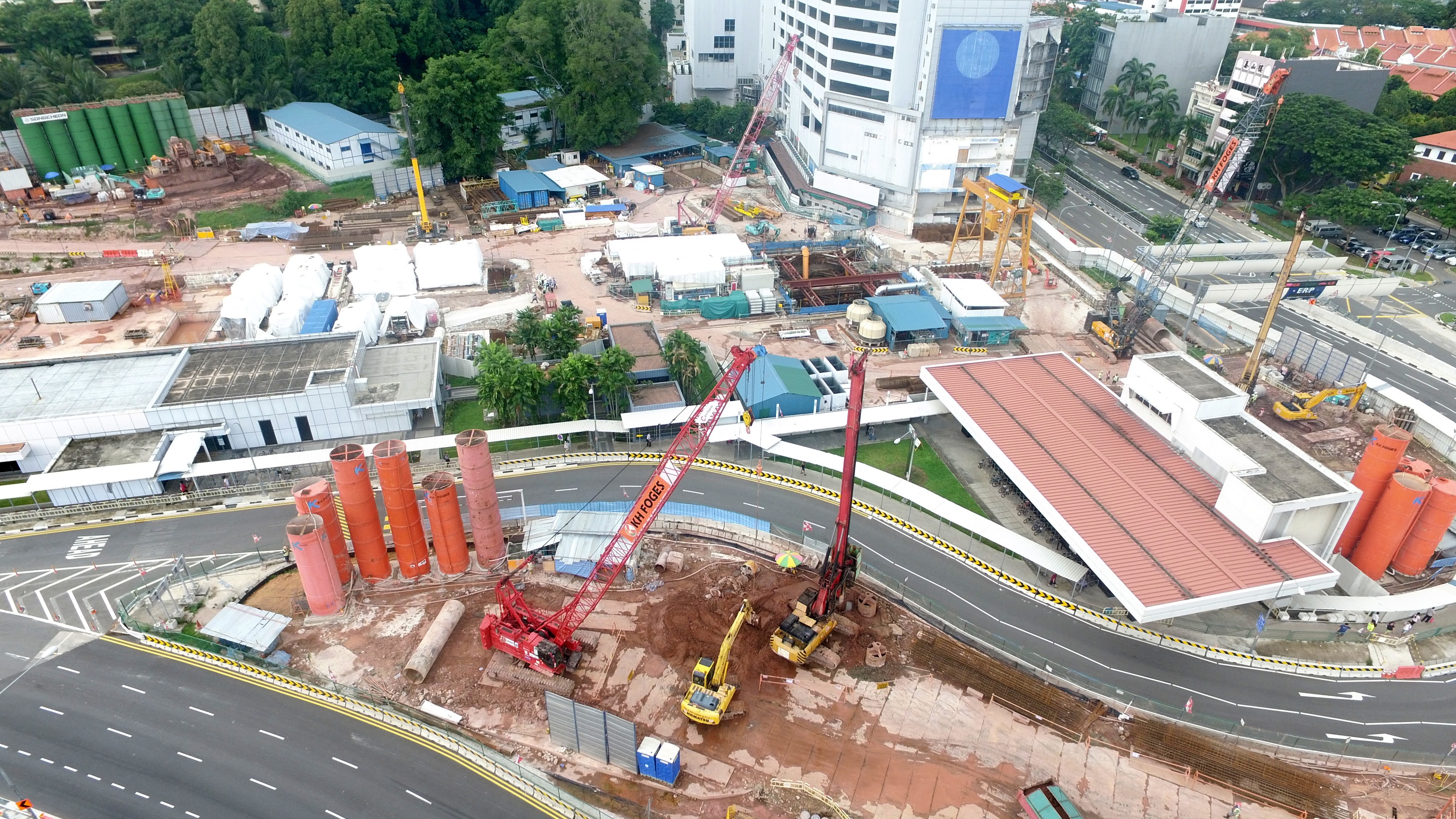 Thomson Line Construction: Outram Park Cast (II)