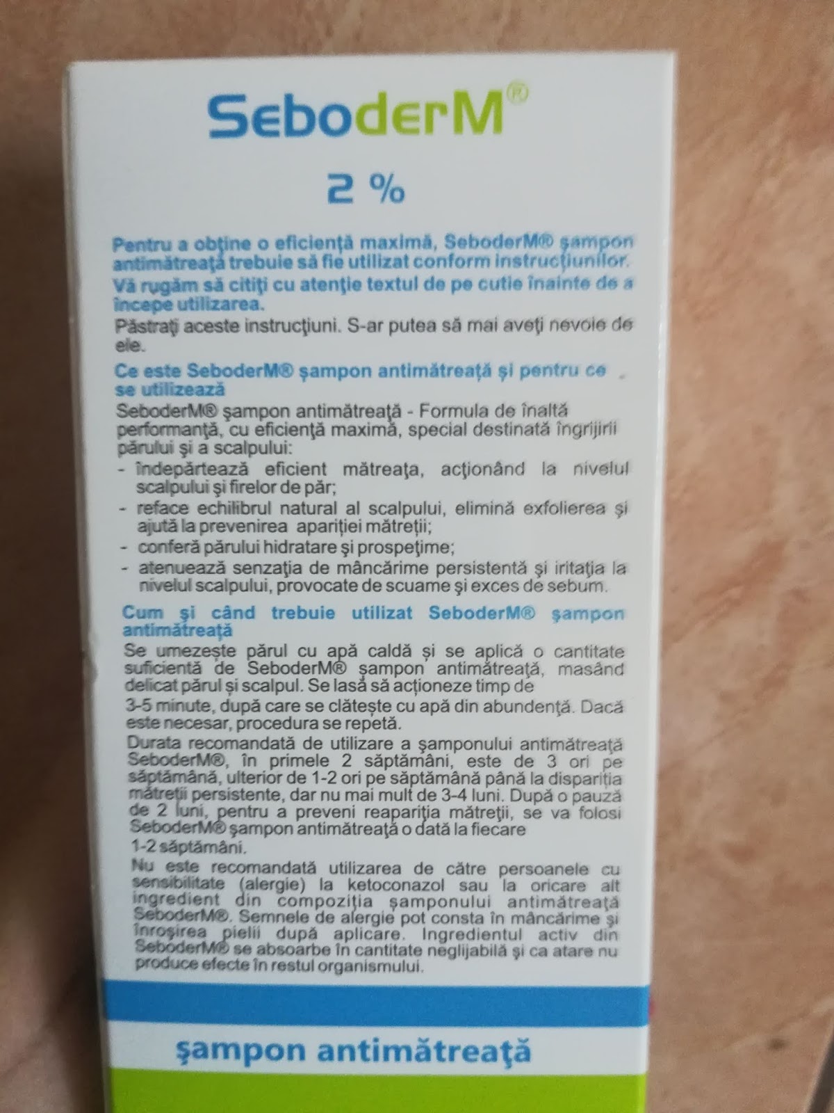 From beauty with love: Șampon Seboderm sau cum am scăpat de mătreață