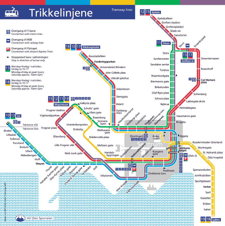 Rails sense fronteres: Oslotrikken - Tramvia de Oslo