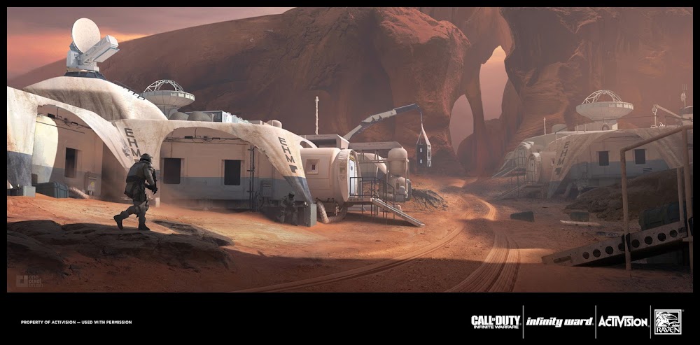 Mars base by Richard Wright | human Mars