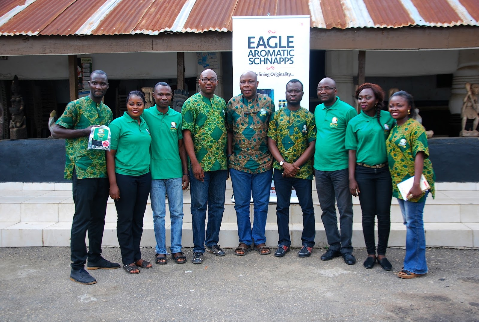 Eagle Schnapps visits Alake of Egbaland