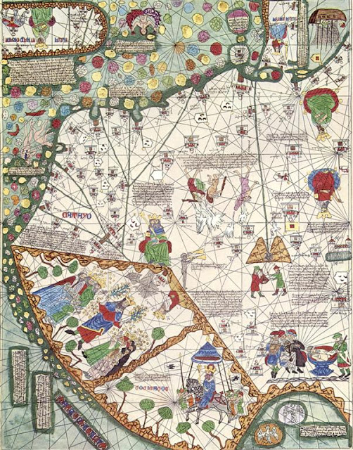 Mapamundi dels Cresques o "Atlas Català". 1375
