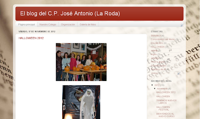 blog C.P. JOSE ANTONIO (LA RODA)