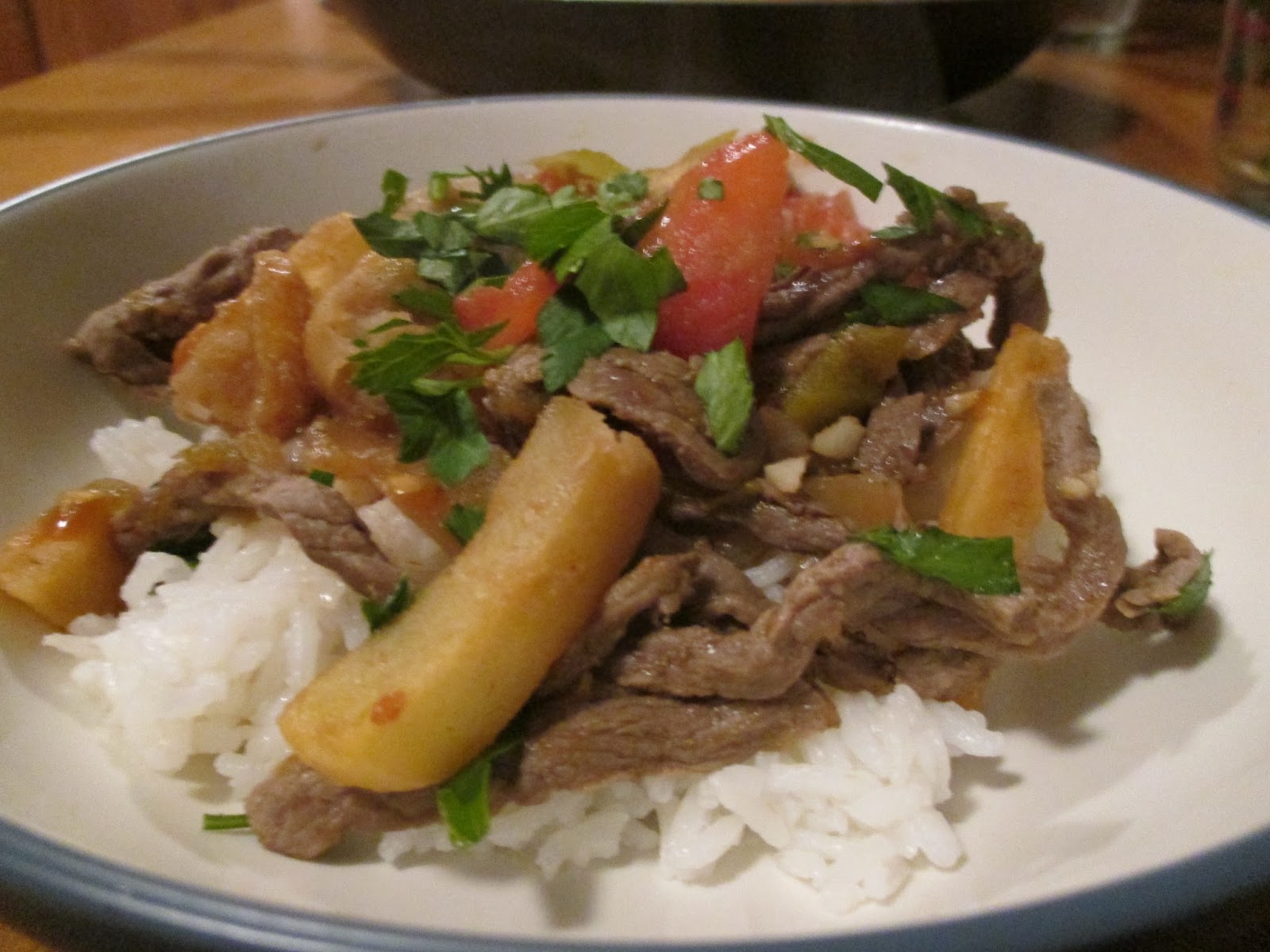 ThisIsWhyKtcIsHot: Lomo Saltado, Peruvian Beef Stir Fry