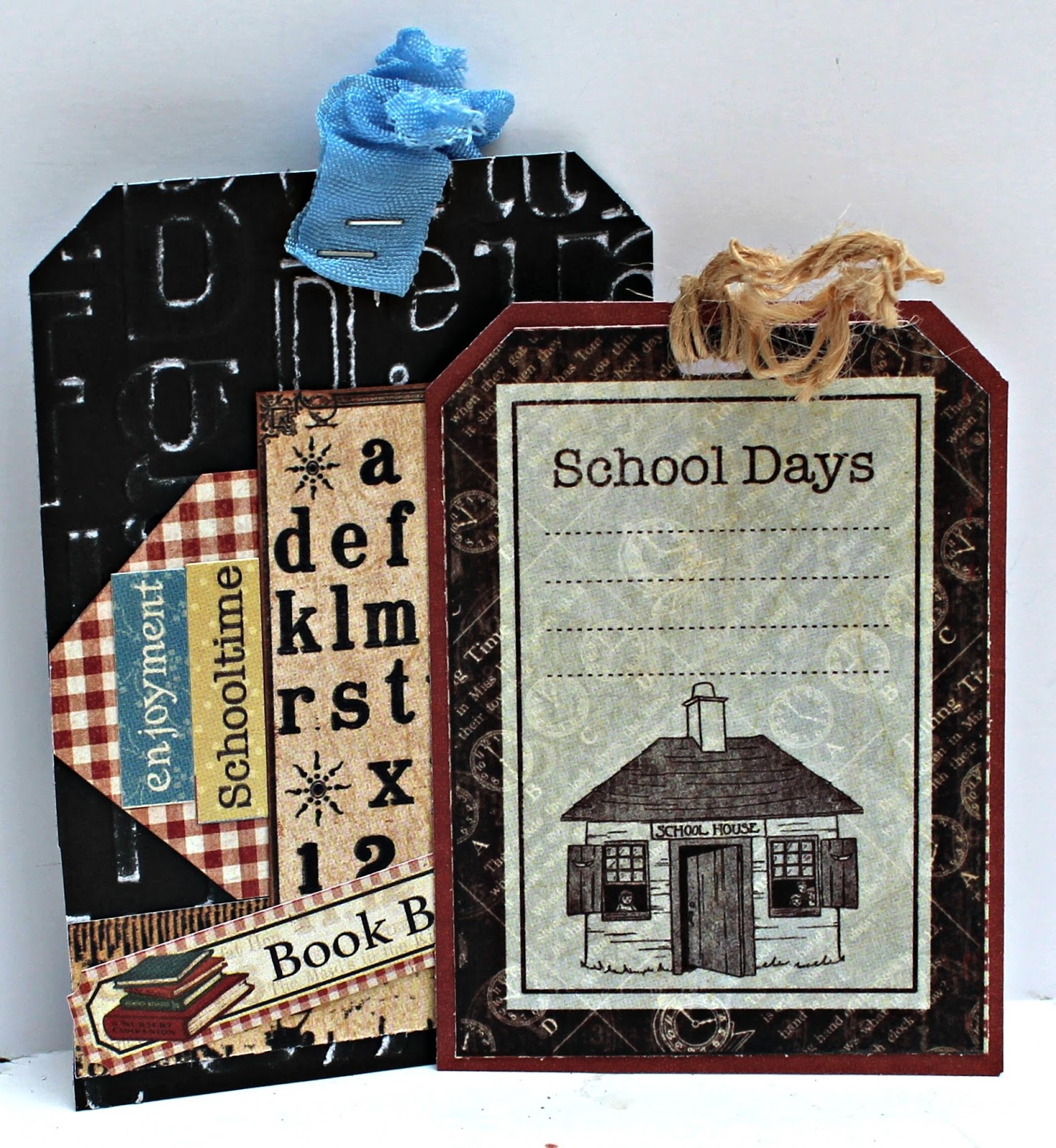 Pam Bray Designs: A Girl with Flair: Alpha...School Card with Craftwell