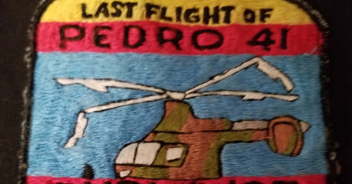 THE USAF RESCUE COLLECTION: WANTED!: USAF Pedro 41 / Last Flight Patch