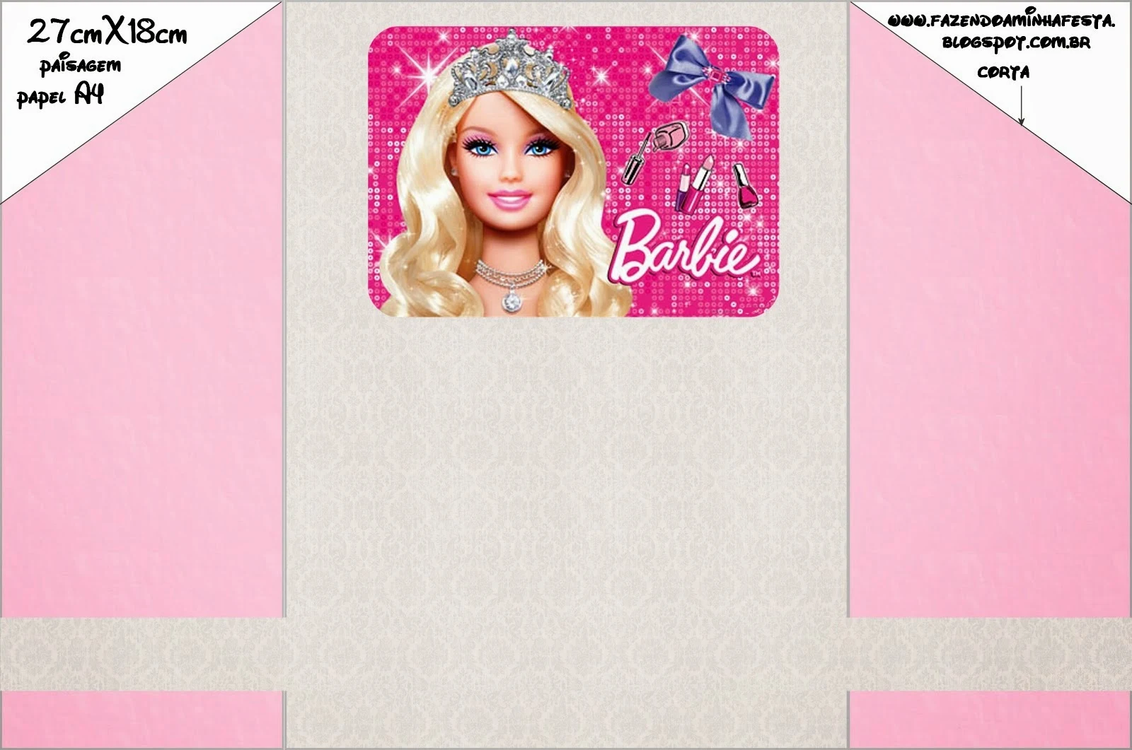 Barbie Life Style: Free Printable Invitations. - Oh My Fiesta! in english