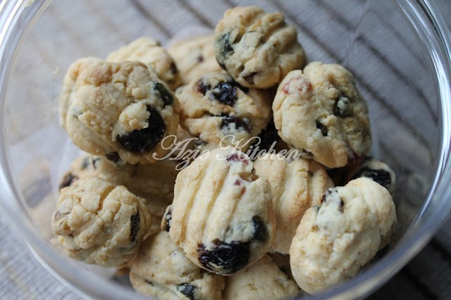Biskut Buah Buahan Campuran Nur Qaseh - Azie Kitchen