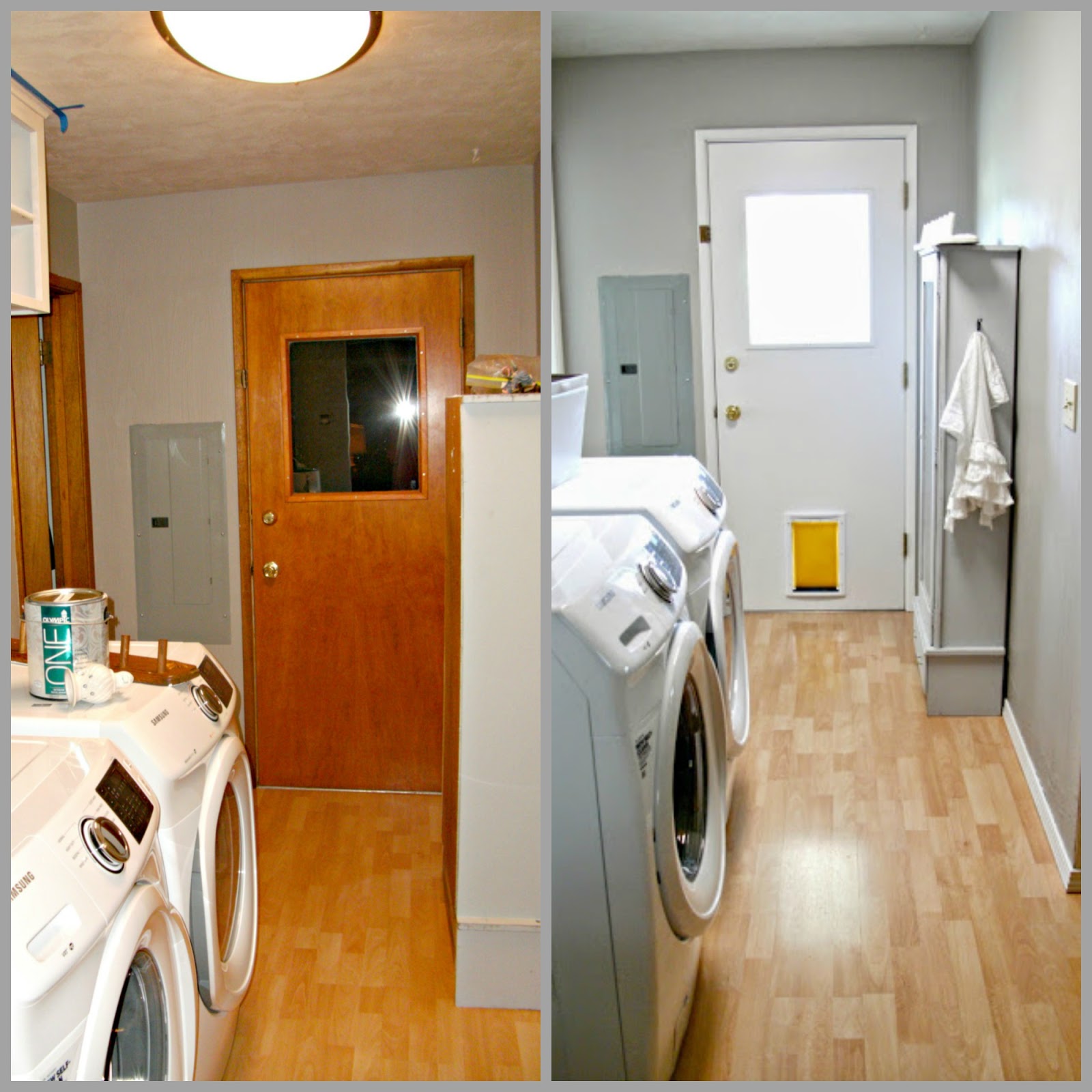 Laundry Room Redo - Final Reveal - Little Vintage Cottage
