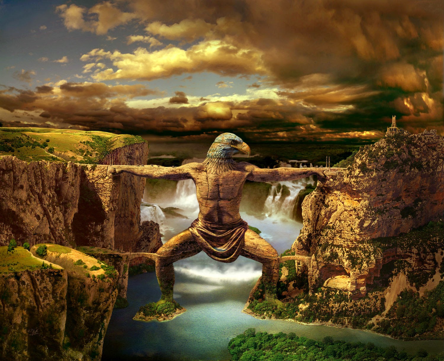 Amazing Human Body On the Rocky Landscape by Hans Peter Kolb ~ Place ...