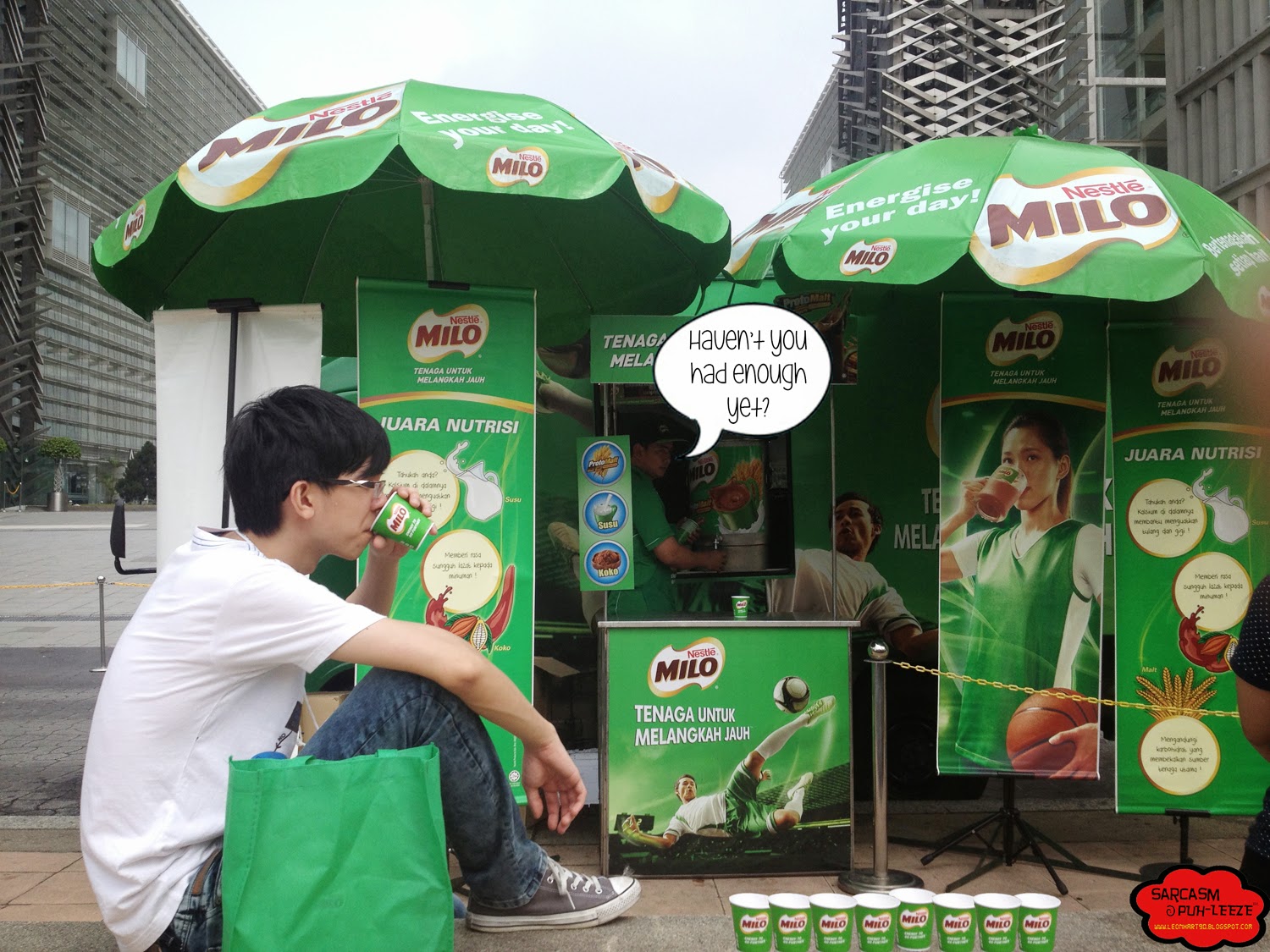 My (Brief) Time at the MILO Malaysia Breakfast Day 2014 - Life Of Budak