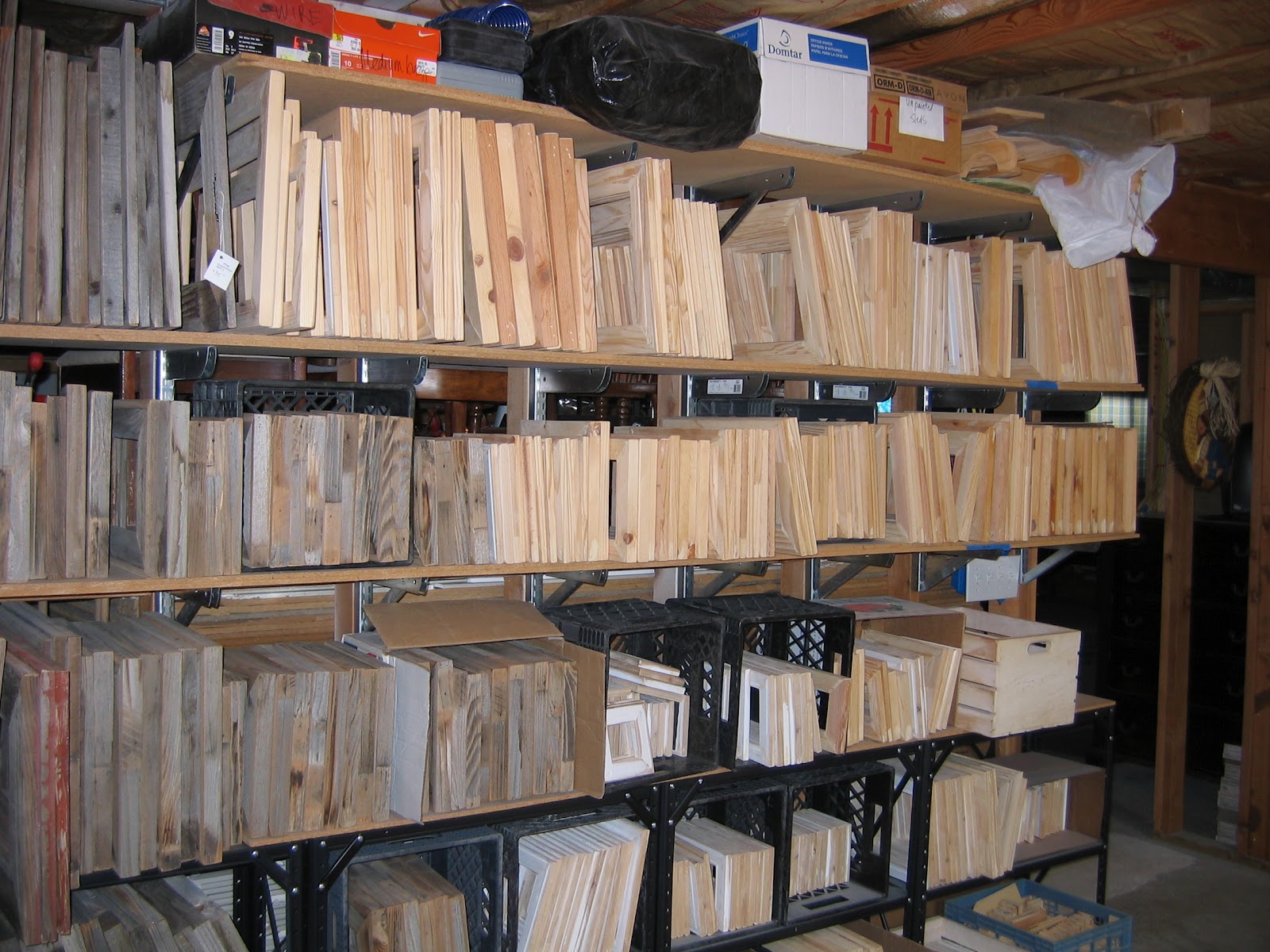 By Your Hands: Organizing --- Craft Room Feature, Barb's Heart Strokes