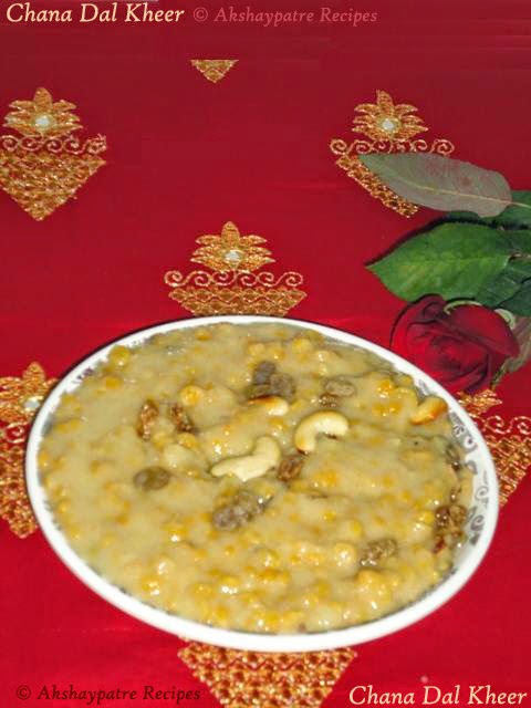 Vidya's Recipes: Kadle bele payasa recipe - Chane daali paays - Bengal ...