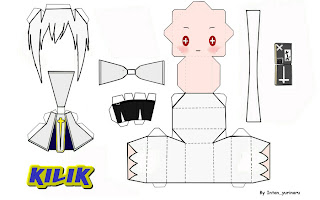 Akito Shion: Air Gear Chibi Papercraft Part 4