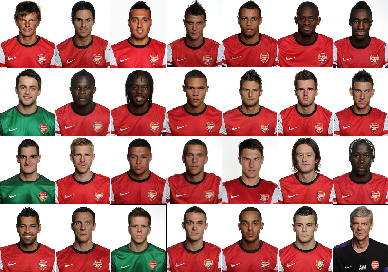Aurellie's blog.: arsenal player (season 2012/2013)