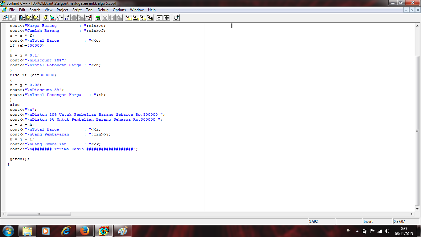 Mari Berdiskusi Disini Bersama Kami: Contoh Coding C++ Untuk Program ...