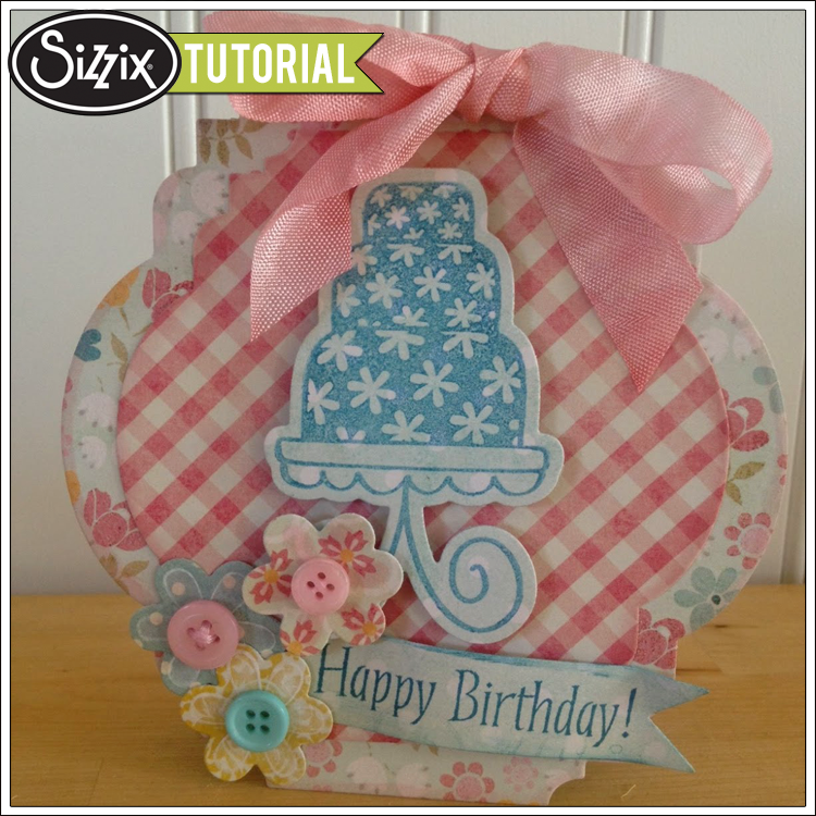 Sizzix Die Cutting Inspiration and Tips: Framelit {Video} Card Tutorial ...