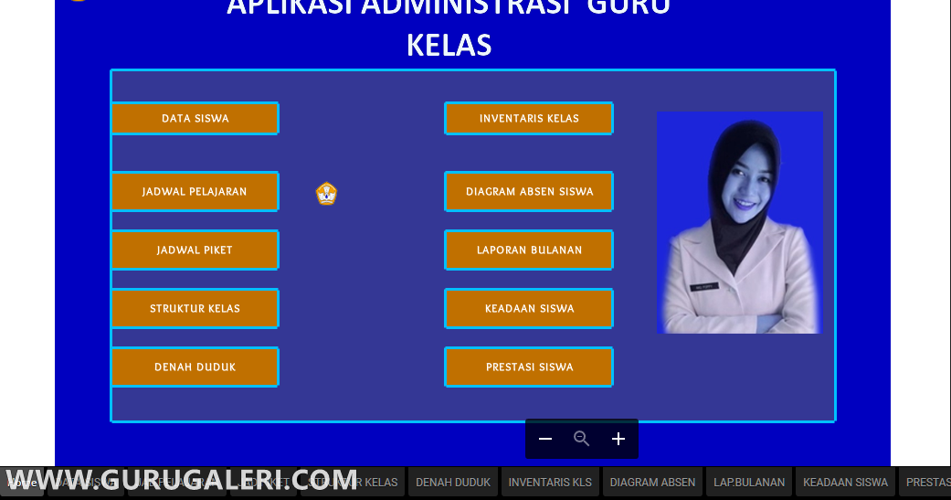 Aplikasi Pembuatan Administrasi Guru Kelas Lengkap Format Excel Terbaru - 18 Foldersoal