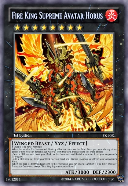 Garunix: Fire King Supreme Avatar Horus