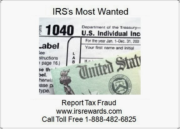 IRS's Most Wanted - Report Tax Fraud