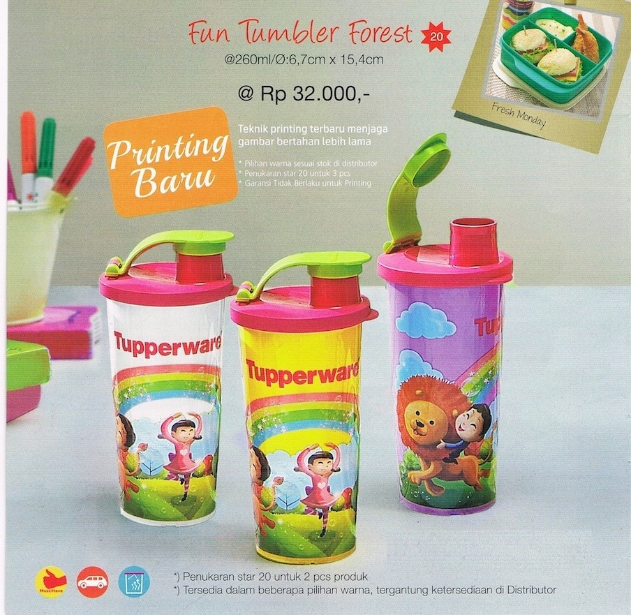 Fun Tumbler Tupperware - Pusat Belanja Tupperware Online Terpercaya