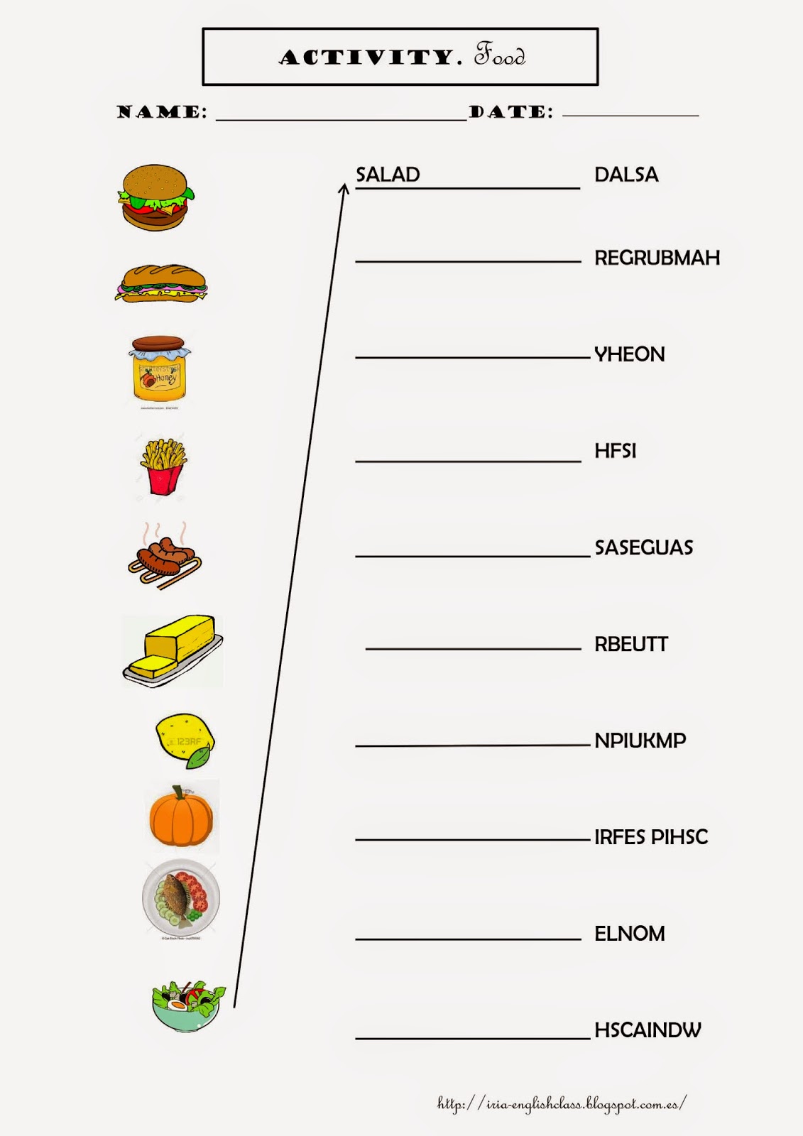 My English Class: Food